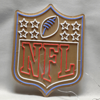 NFL Led Neon Sign Boys Gift Sign Man Cave Decor Light
