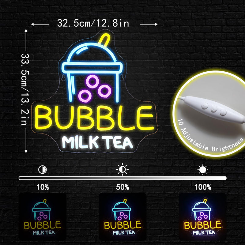 Bubble Milk Tea Neon Signs